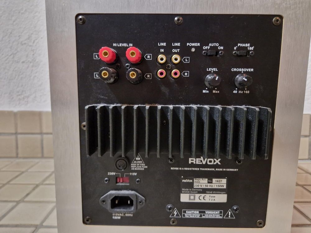 Revox Subwoofer Magic Act. Bass (passt zu Elegance Reihe) (Gebraucht ...