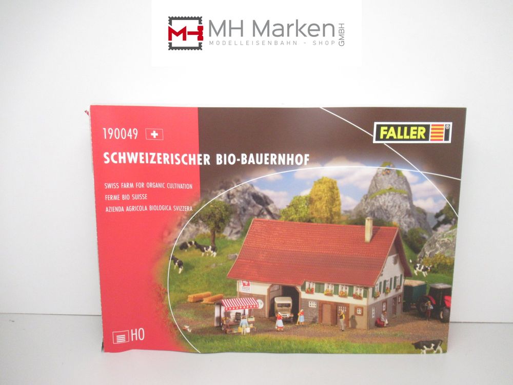 Faller 190049 Bausatz Schweizer Bio-Bauernhof 1:87 H0 Anlage (Gebraucht ...