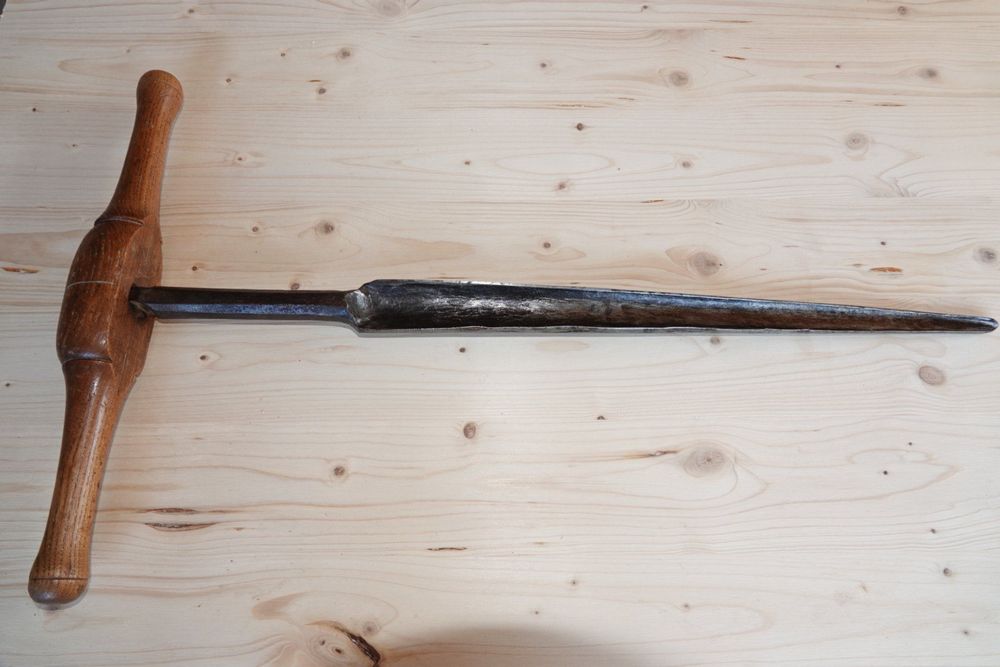 Antik Handbohrer Holz Brunnen Geschmiedet | Kaufen auf Ricardo