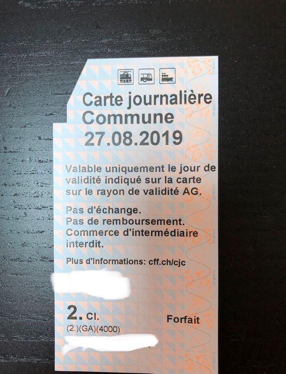 Carte Journalière CFF Demi-Tarif Classe2 (Neu (gemäss Beschreibung)) in ...