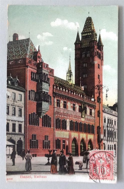 Basel, Rathaus, 1905 | Kaufen auf Ricardo