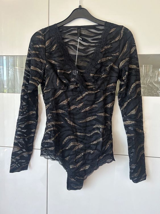 Intimissimi lace body top gold and black size S NEW with tag (Neu und originalverpackt) in ...