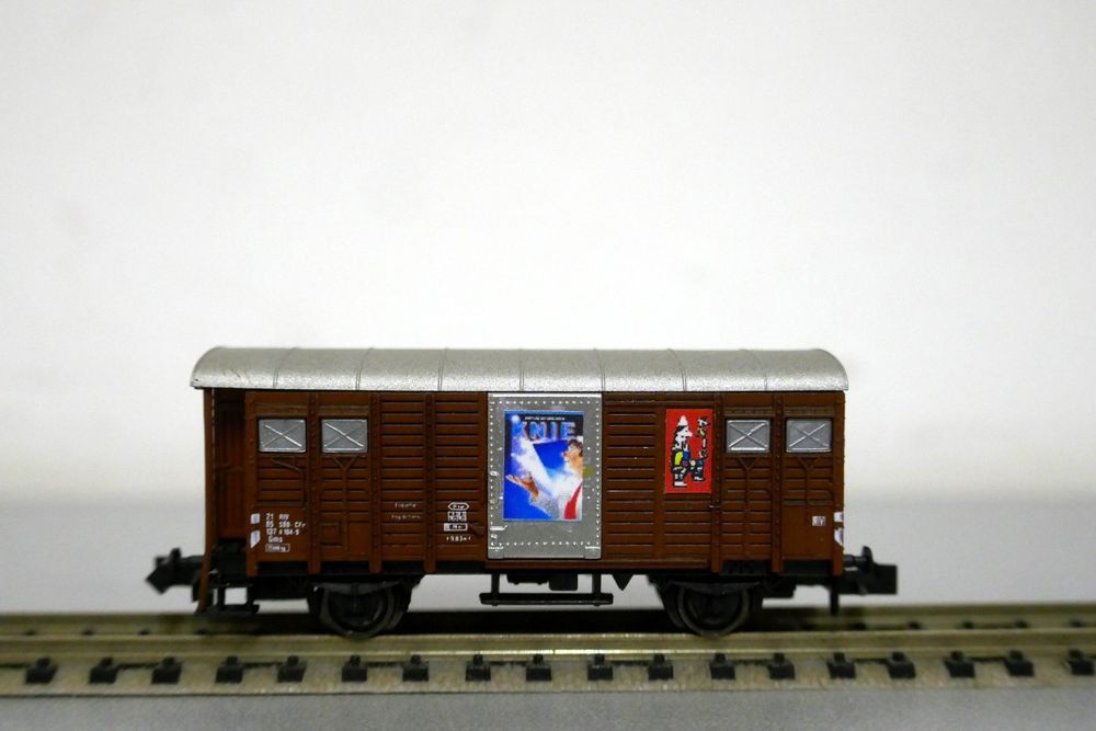 Hobbytrain 31075 SBB Gms mit KNIE Beschriftung Motiv 25 (Neu (gemäss ...