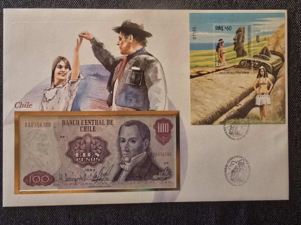 Chile 100 Pesos 1981, FDC, seltener Schein! | Kaufen auf Ricardo