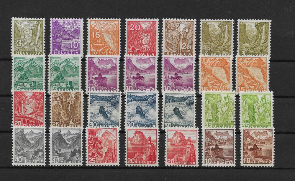 Lot Landschaftsbilder** glatte Gummierung Kat.170.- | Kaufen auf Ricardo