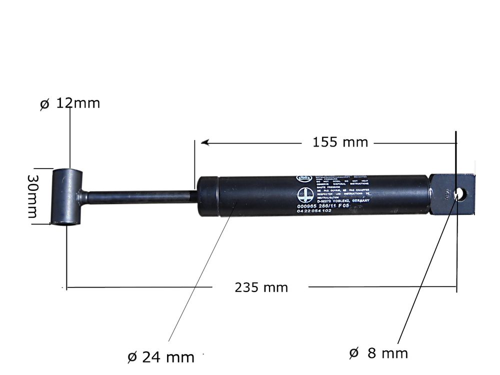 KYB Gas-a-Just Monotube Performance Shock With Nitrogen Pressure KYB ...