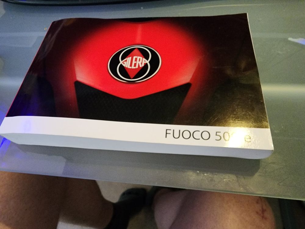 Gilera Fuoco 500ie Benutzerhandbuch / Bedienungsanleitung (Gebraucht ...