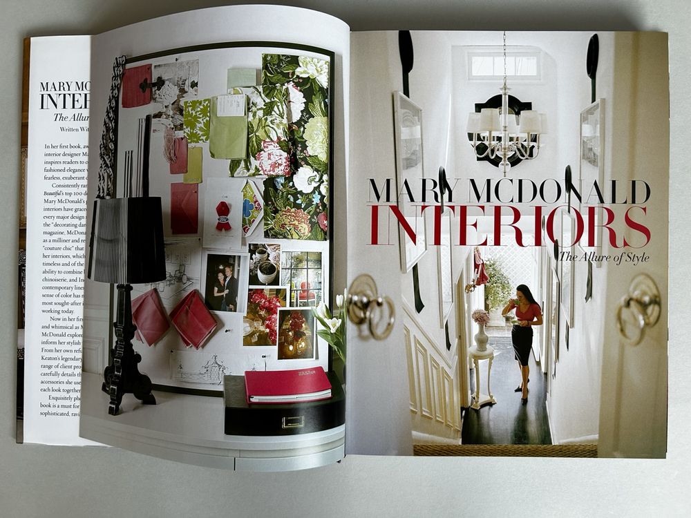 INTERIORS THE ALLURE OF STYLE. WOHNEN RÄUME DESIGN. Mary McD (Gebraucht ...