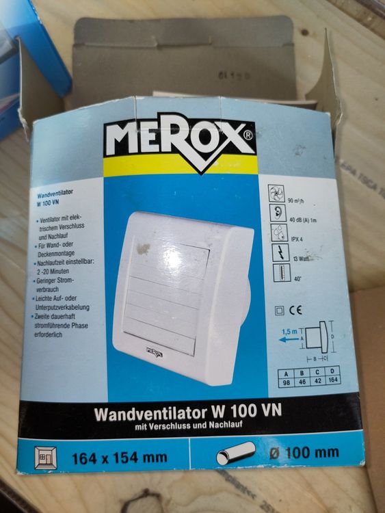 Merox Wandventilator w 100 (Neu (gemäss Beschreibung)) in für CHF 20 ...