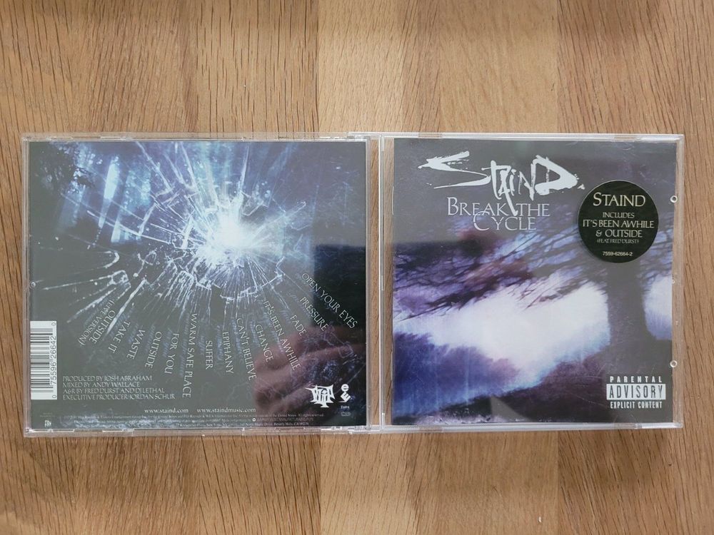 CD Staind - Break The Cycle, 2001 (Gebraucht) in Nebikon für CHF 0.5 – mit Lieferung auf Ricardo ...