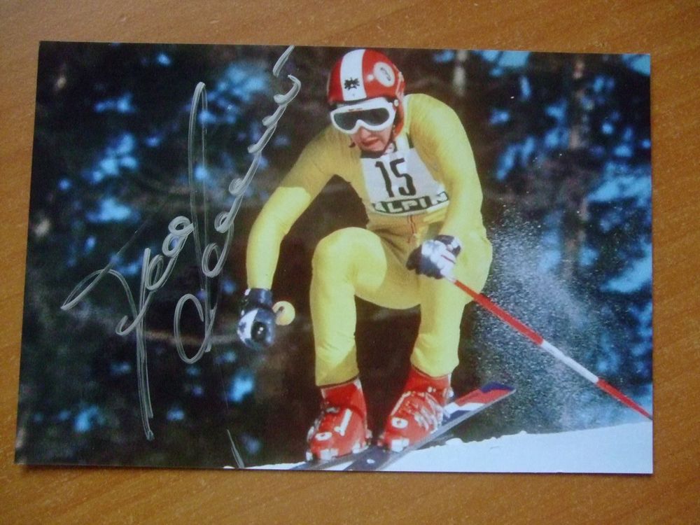 FRANZ KLAMMER (AUT) SKISTAR AUTOGRAMMFOTO (Gebraucht) in Schachen b ...