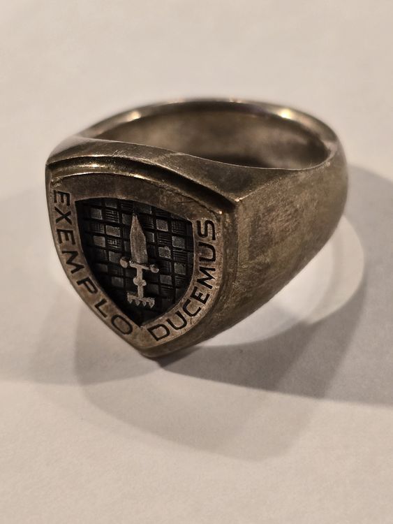 Chevalière armée Suisse Exemplo Ducemus argent 925 | Kaufen auf Ricardo