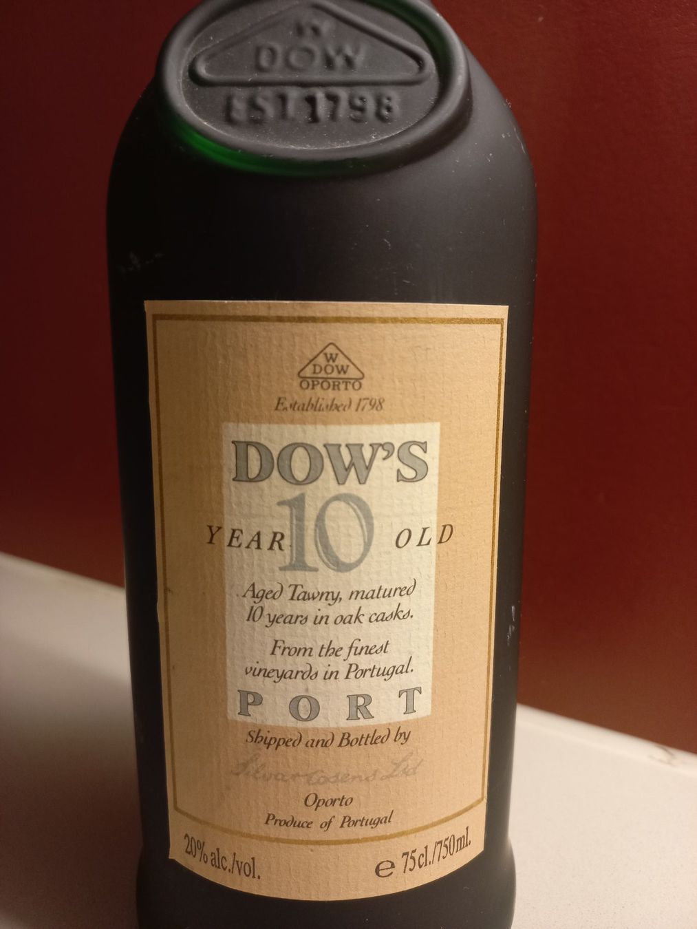 Dow's 10 years old Port 1994 (Portwein) 7,5 dl ungeöffnet (Neu (gemäss ...
