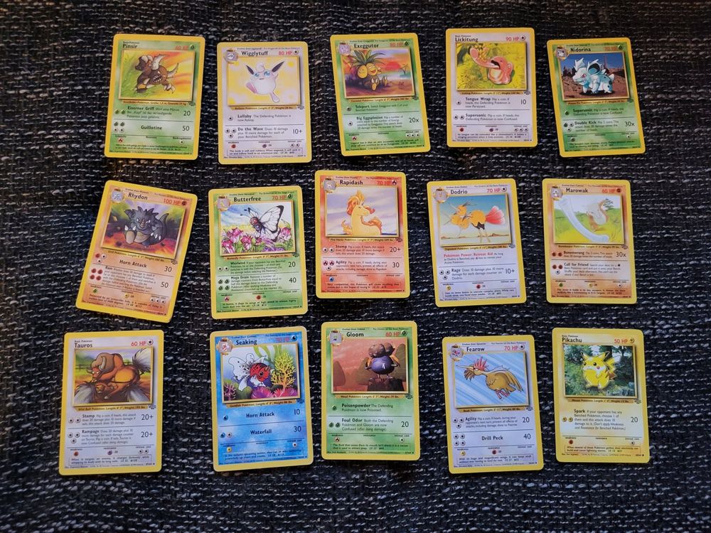 Pokemon Jungle Set EN mit Rare 30 stk. | Kaufen auf Ricardo