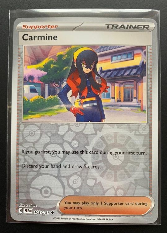 Pokemon Carmine Reverse holo 103/131EN, Prismatic Evolutions | Kaufen ...