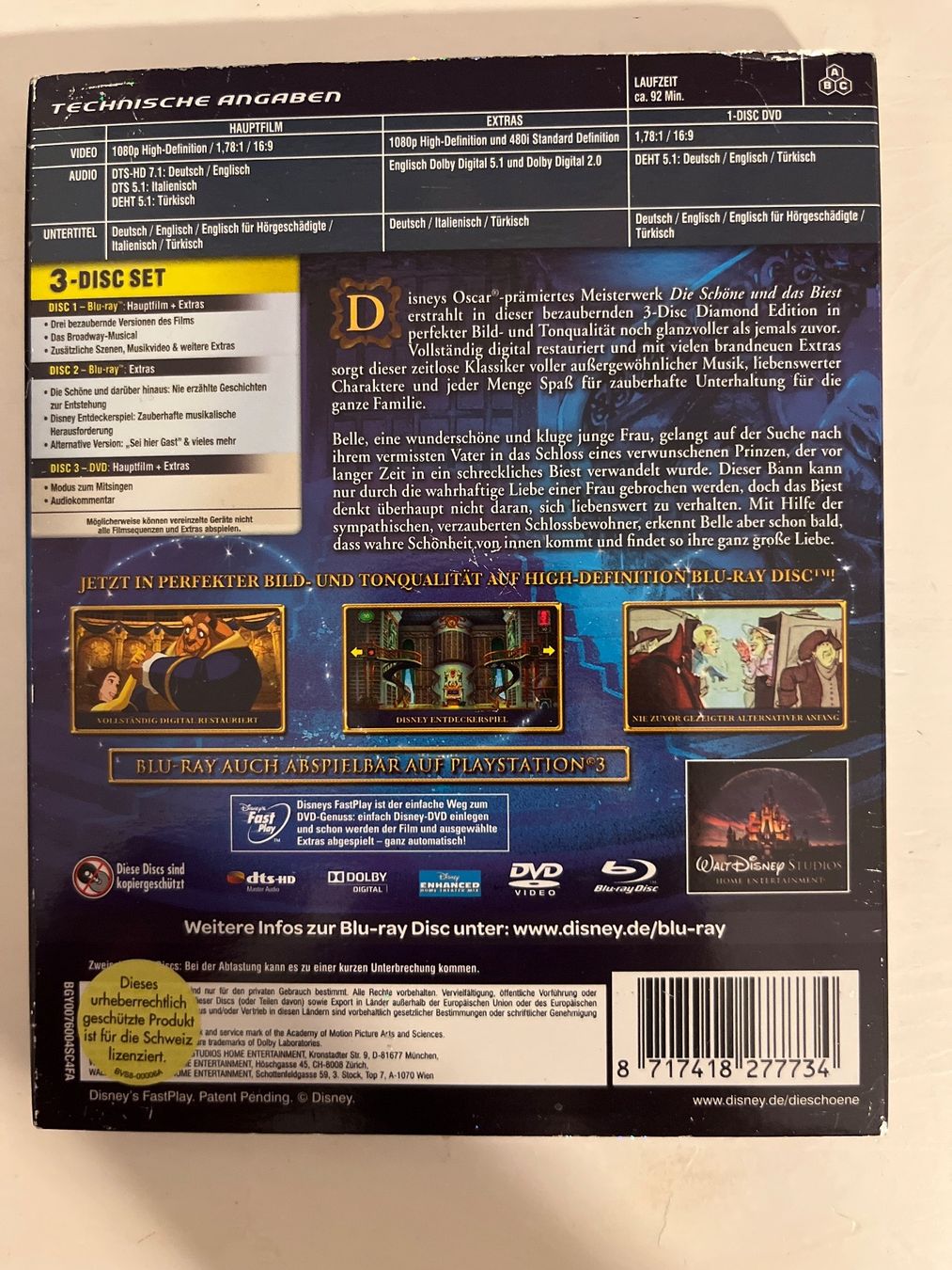 Disney DVD | Die Schöne und das Biest Blu-ray (Neu (gemäss Beschreibung ...
