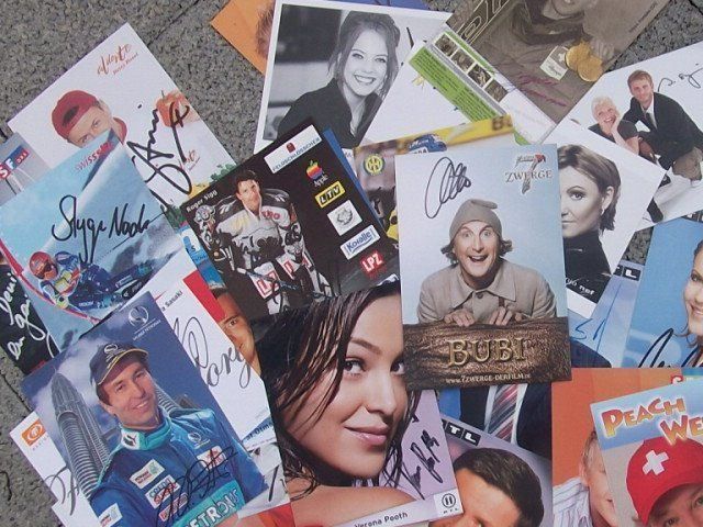 AUTOGRAMMSAMMLUNG TOP AB 1.-FR. (Gebraucht) in Schachen b. Reute für ...