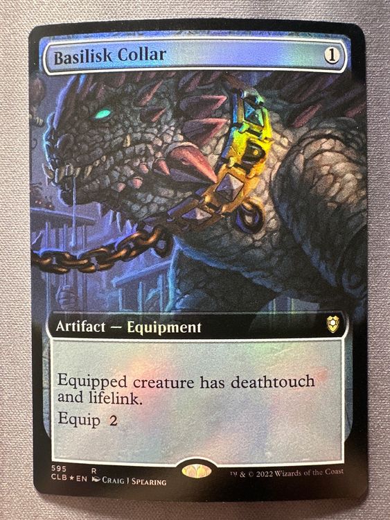 Basilisk Collar FOIL Variant 595 Baldurs Gate | Kaufen auf Ricardo