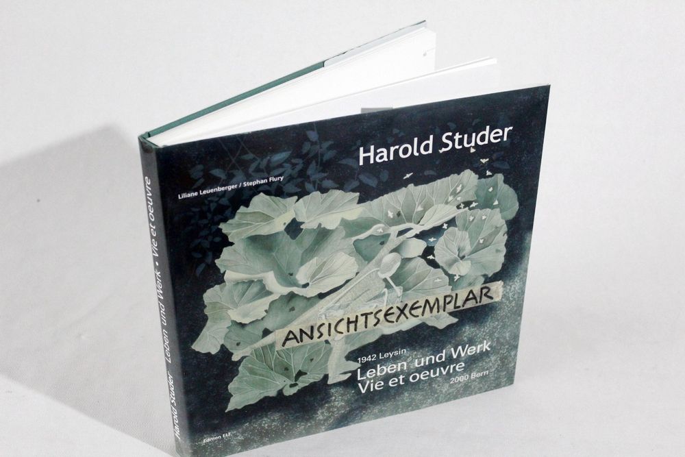 HAROLD STUDER (Swiss, 1942-2000) Leben & Werk, 2007, f&d (Gebraucht) in ...