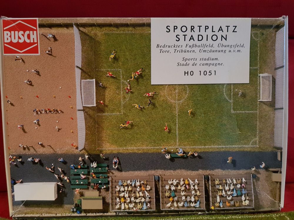 Busch HO 1051 Sportplatz Stadion (Neu und originalverpackt) in Dintikon ...