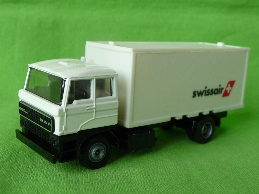 1:87 DAF Swissair Lastwagen efsi Holland für Modellbahnen HO (Neu ...