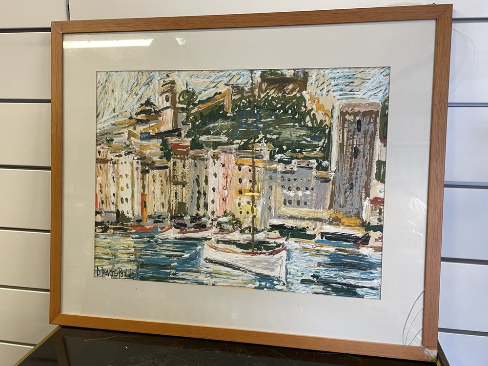 Huile sur panneau signé Denise Travers-Poulain (Gebraucht) in montreux ...