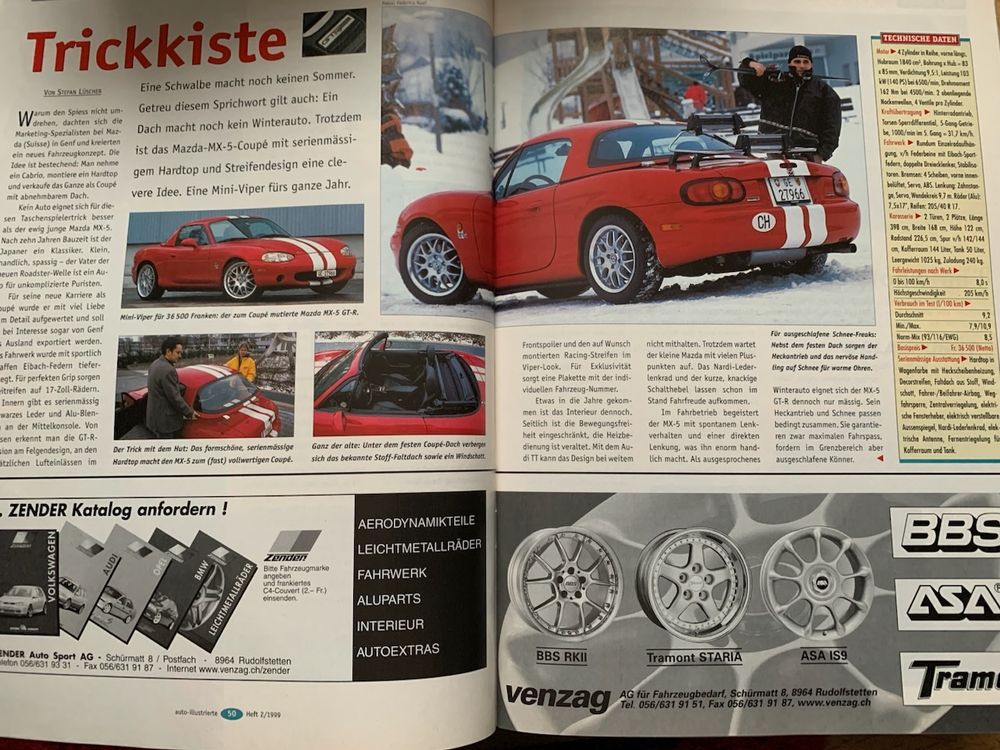 Auto Illustrierte, Ferrari 360 Modena, BMW, Opel, Mazda MX (Gebraucht ...