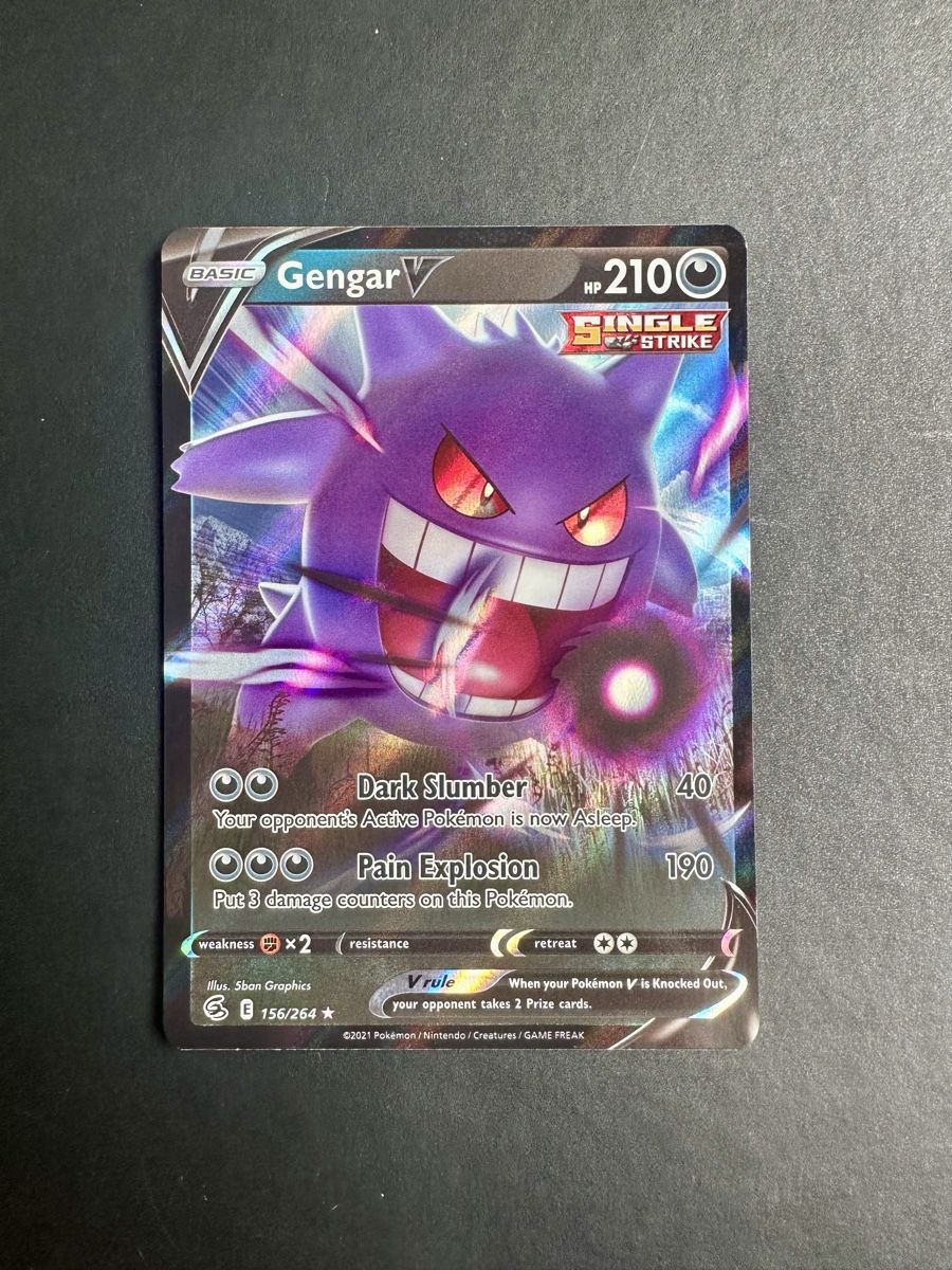 Gengar V #156 - Fusion Strike - Ab 1.- CHF! (Gebraucht) in Bern für CHF ...