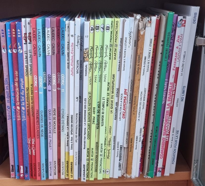 Lot de 39 BD Titeuf, Cedric, Marsupilami Lucky Luck etc (Gebraucht) in Prilly für CHF 80 – mit ...