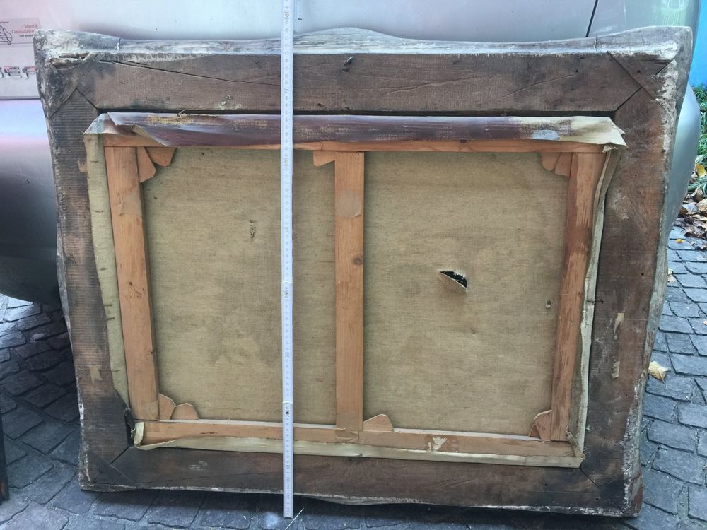 2 Gemälde MAX Hunziker Schweizer Maler antik Ölgemälde Bild (Difettoso ...