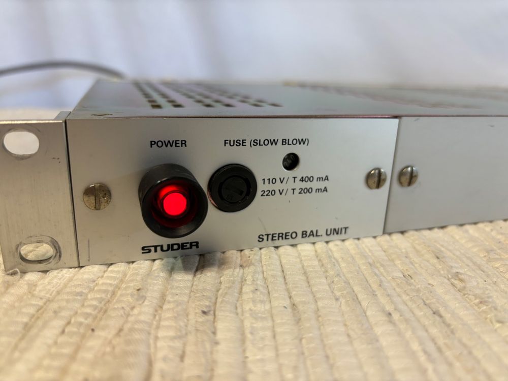 Studer Stereo Balancing Unit | Kaufen auf Ricardo