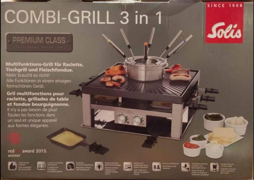 Solis Combi-Grill 3 in 1 (Neu (gemäss Beschreibung)) in Beinwil am See ...