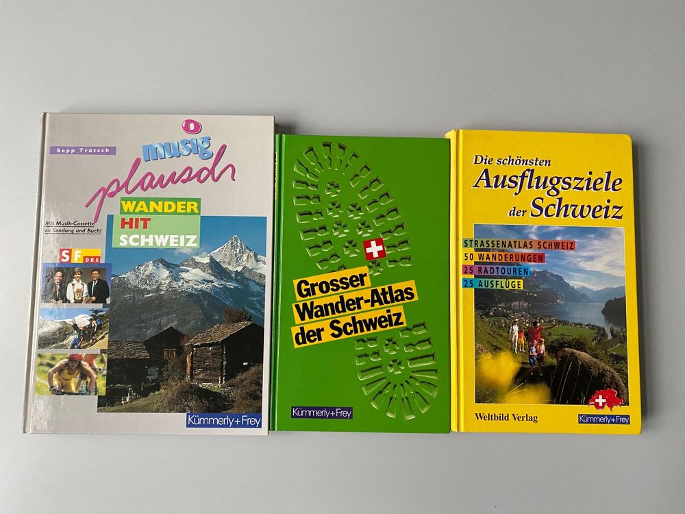 7 Bücher Schweiz Wandern Ausflüge Kultur | Kaufen auf Ricardo