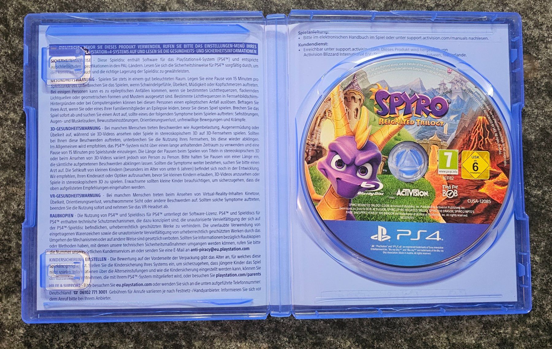PS4 Spiel - Spyro reignited trilogy 3 Spiele (Gebraucht) in La Garde ...