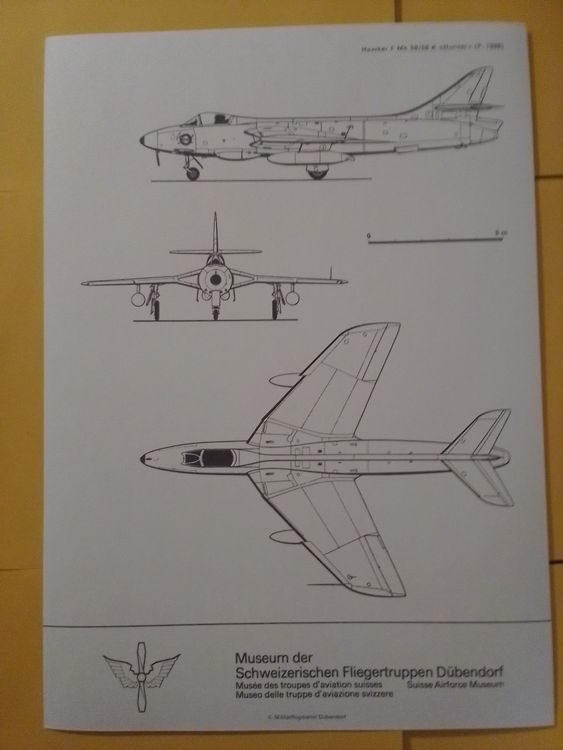 Maxi Photokarte Flugzeug Hawker F Mk58/58 A "Hunter"P,1099 | Kaufen auf ...