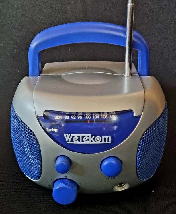 Mini Scan-UKW-Radio Wetekom - überraschend guter Ton (Gebraucht) in ...