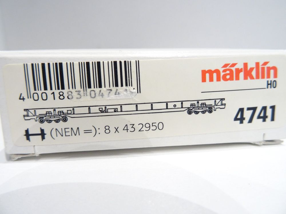 Märklin H0 4741 Niederflurwagen für LKW (Neu und originalverpackt) in ...