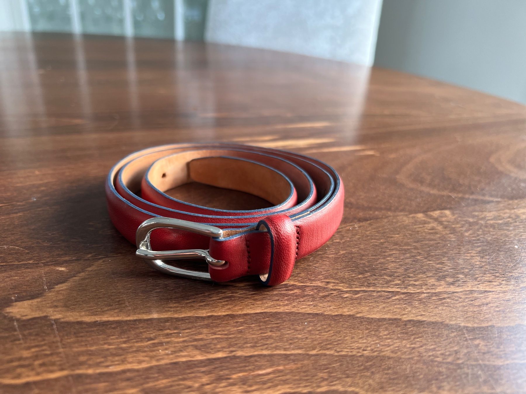 Roter GANT Ledergürtel, Grösse 85 - Super Zustand! (Gebraucht) in ...