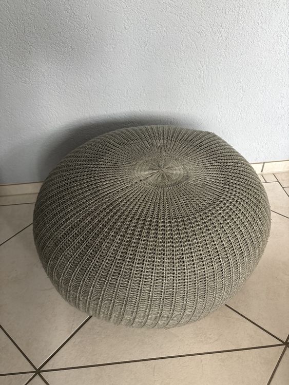 IKEA Sandared Pouf Strickhocker, Grau (Gebraucht) in Zufikon für CHF 19 ...