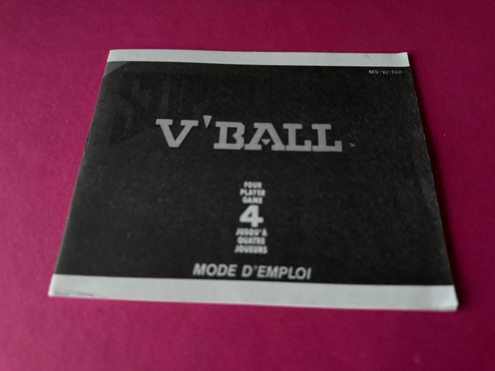 ANLEITUNG FÜR SUPER STRIKE V- BALL NINTENDO NES FRANZ (Gebraucht) in ...