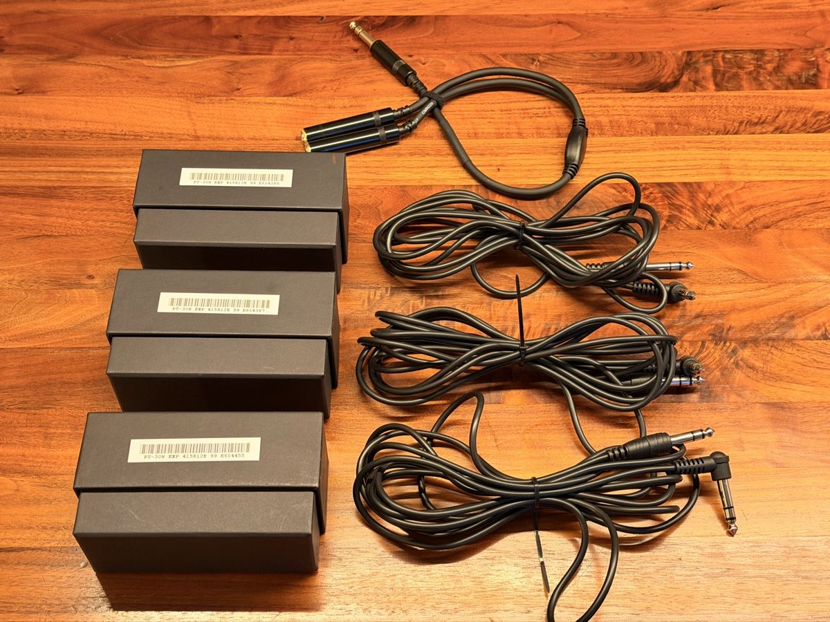 3 x Roland RT-30H Trigger & Splitterkabel (Neu (gemäss Beschreibung ...