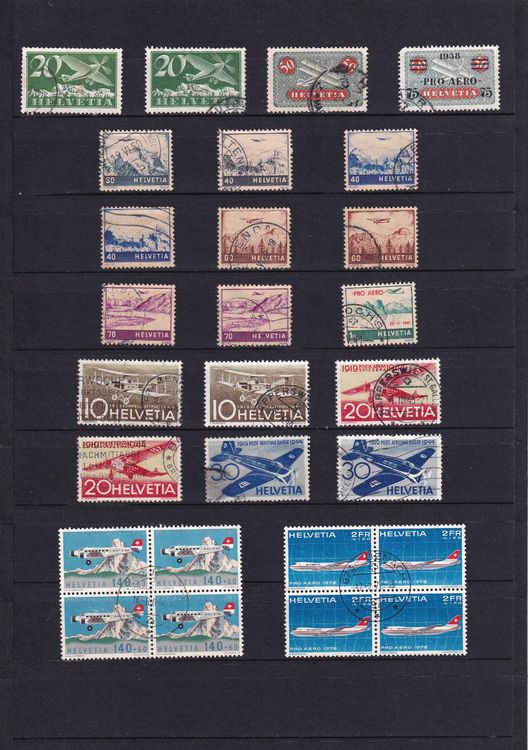 Schweiz: Flugpost-Marken | Kaufen auf Ricardo