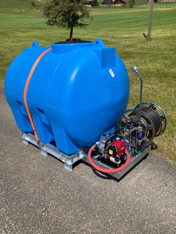 Mobile Bewässerungseinheit 1500L Wassertank und Pumpe (Neu und ...