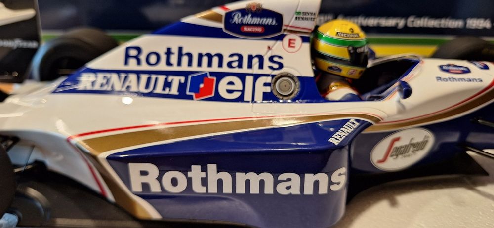 Williams FW16 Ayrton Senna F1 Mit Rothmans Decals 1:12 | Kaufen auf Ricardo