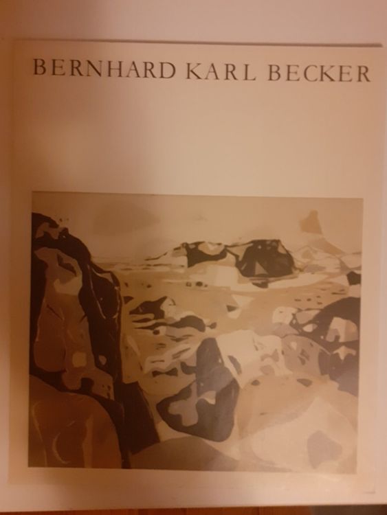 Bernhard Karl Becker (1899-1991 Kunstkatalog hand-signiert (Gebraucht ...