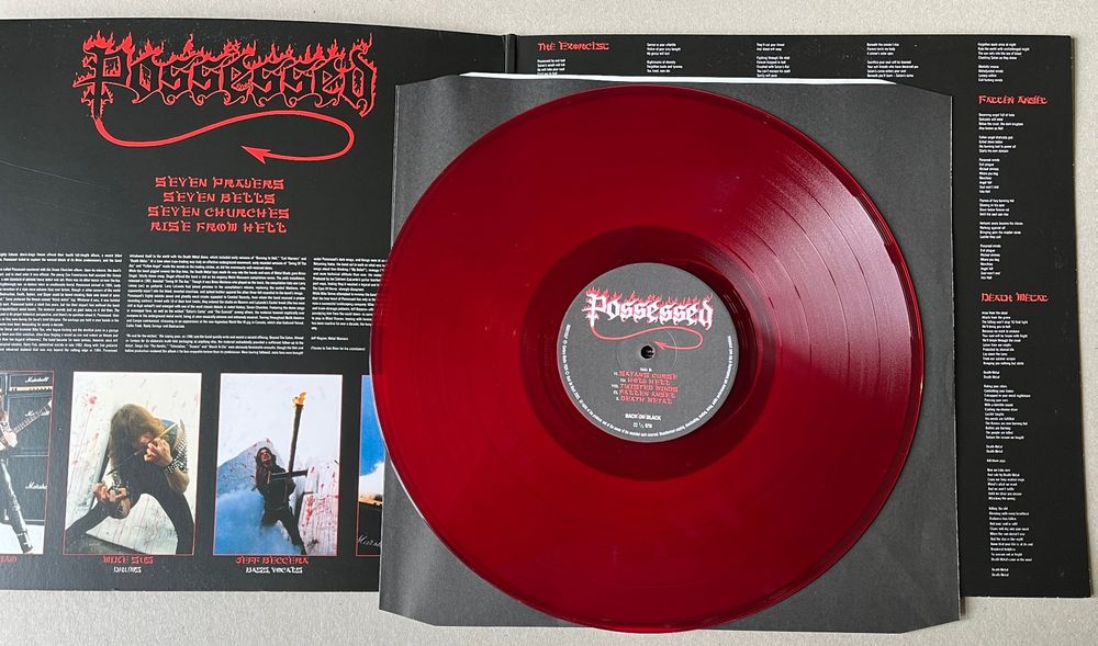 Possessed – 7 Churches LP red 180g Gatefold Death Metal (Gebraucht) in ...