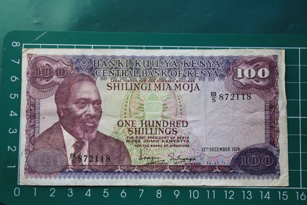 currency banknote kenya 100 shilings 1974 (Gebraucht) in Laupen BE für ...
