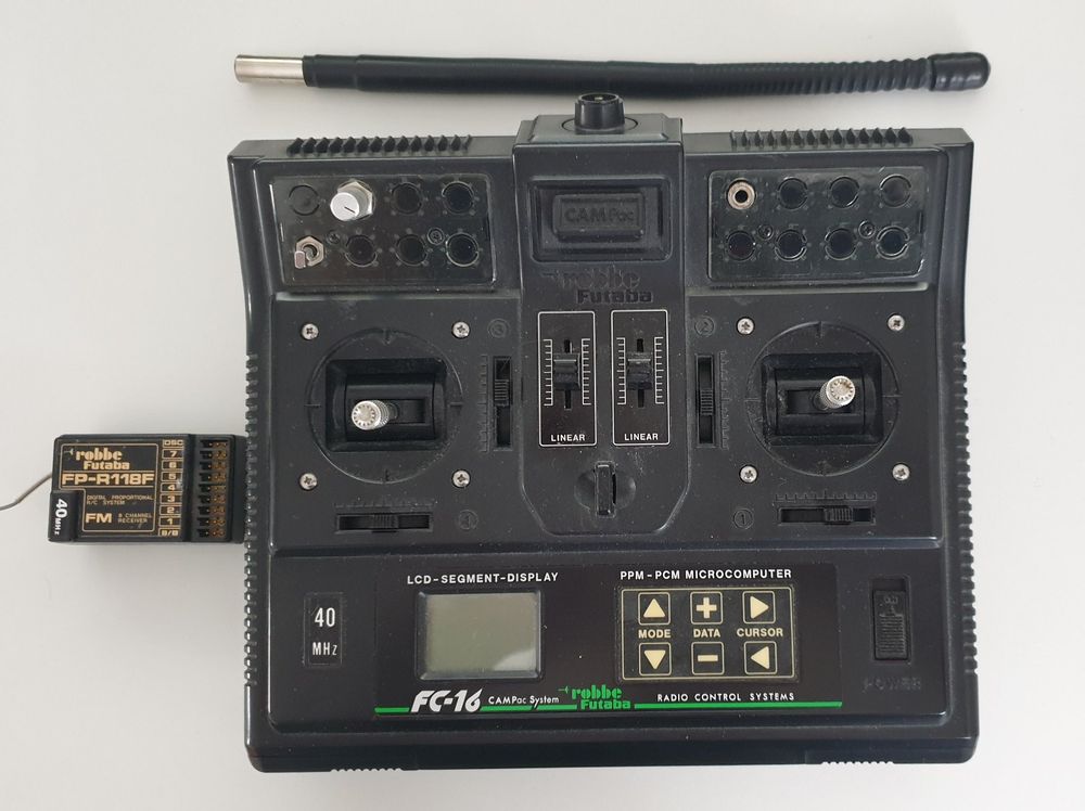 Robbe Futaba FC-16 CAMpac, 40 MHz, Sender, Empfänger, Ant... (Gebraucht ...