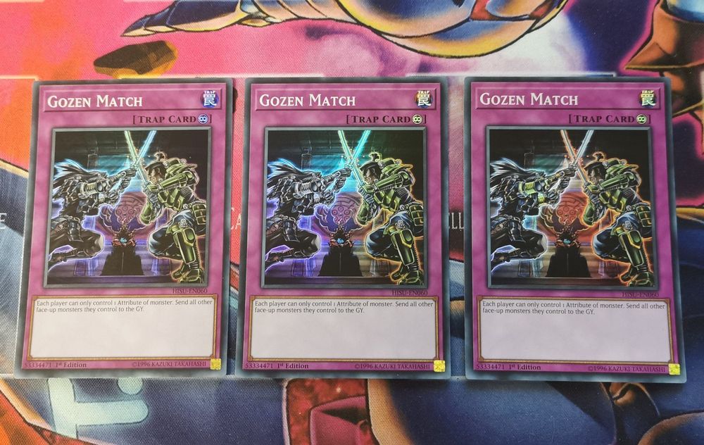 Yu-Gi-Oh! - 3x Gozen Match (SuperRare) (Gebraucht) in Pfäffikon ZH für ...