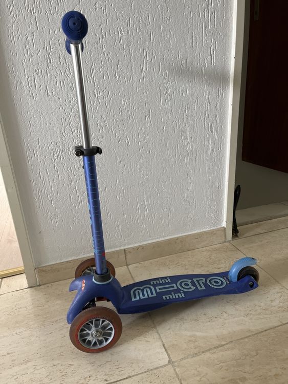 Micro mini Scooter blau (Gebraucht) in Oberrohrdorf für CHF 17 – nur Abholung auf Ricardo kaufen